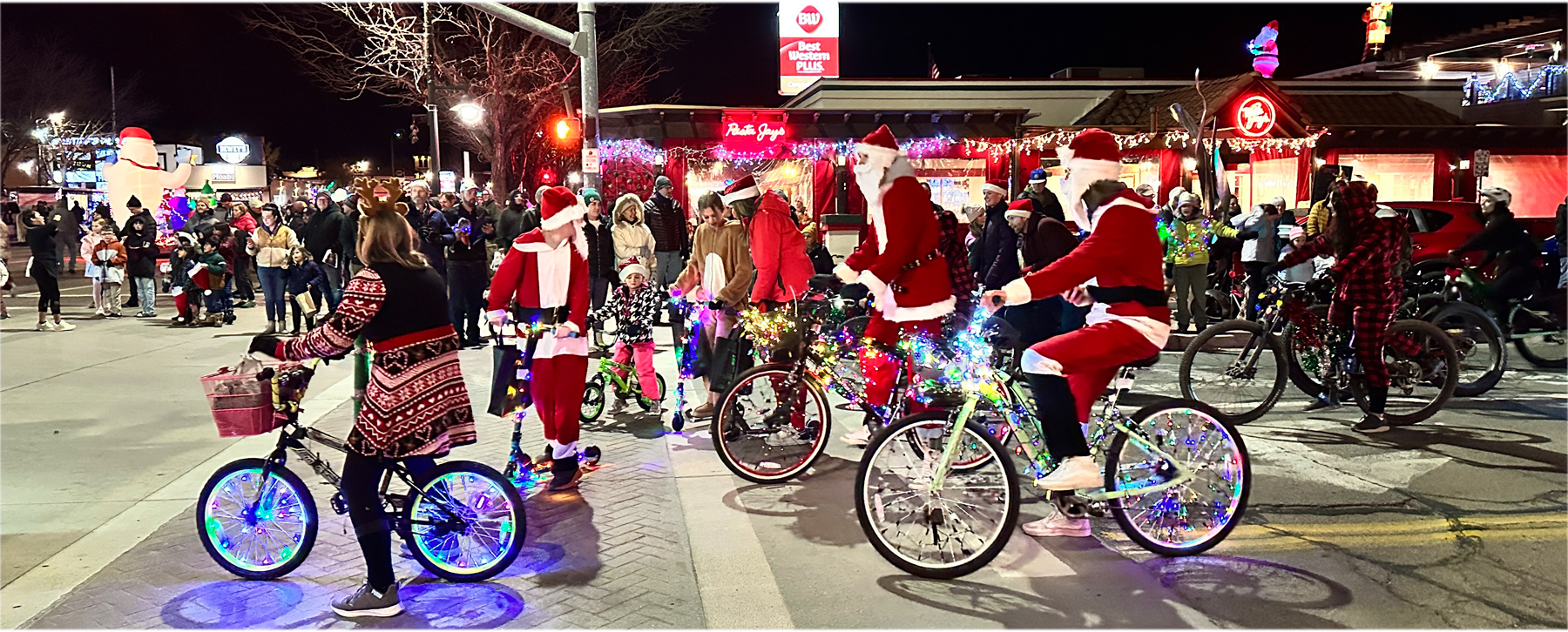 Die schrille und farbenfrohe Moab Light Parade